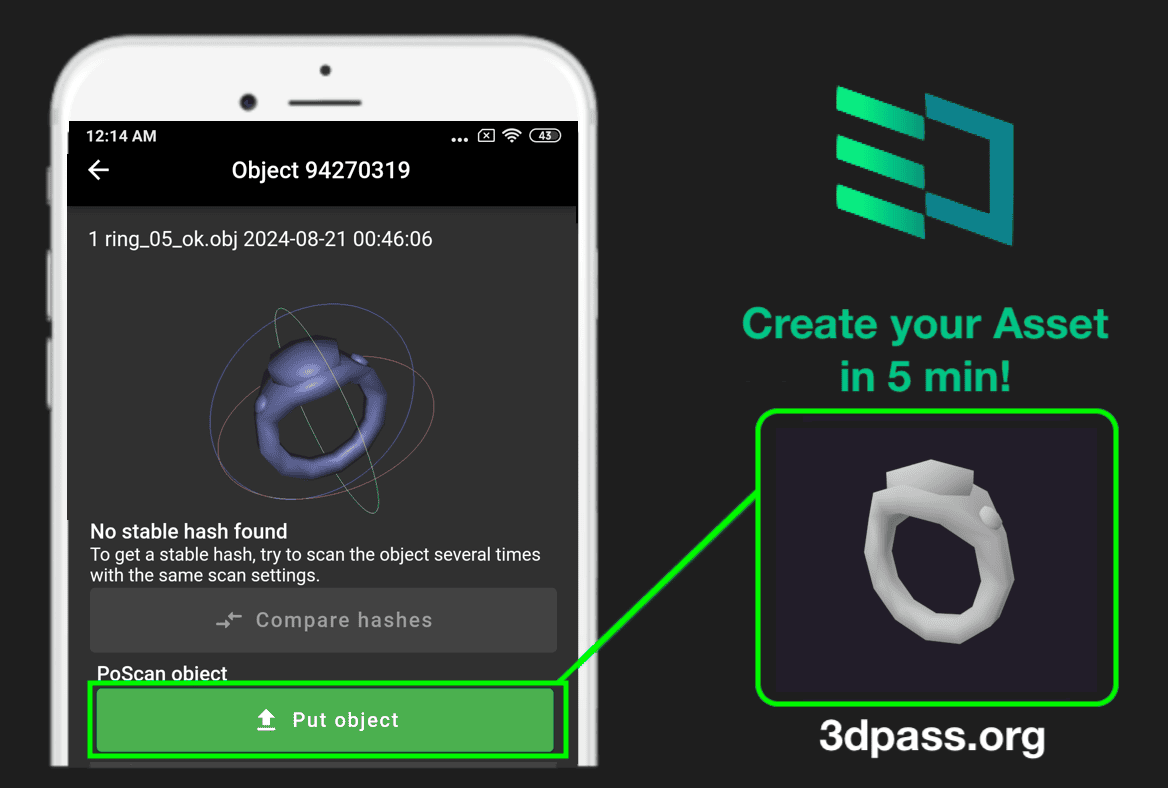 3DPass - Layer 1 blockchain platform for the tokenization of objects | Proof of Scan protocol ...